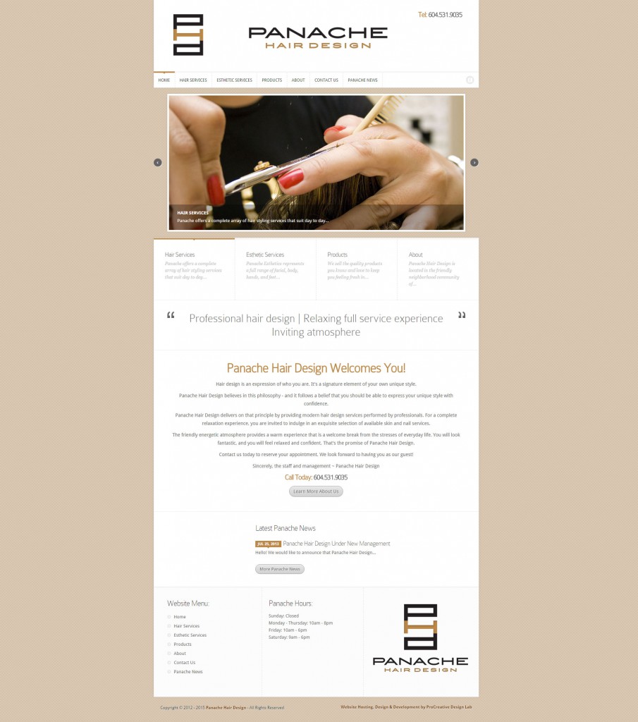 Panache Hair Design | ProCreative Labs